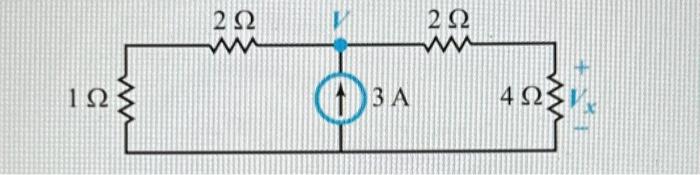 Solved node voltage analysis to find voltage Vx | Chegg.com Solved node voltage analysis to find voltage Vx | Chegg.com