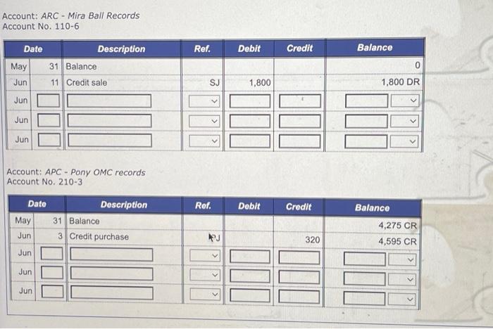Solved Using the company's records that are provided below, | Chegg.com