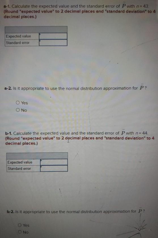 Solved 2-1. Calculate the expected value and the standard | Chegg.com