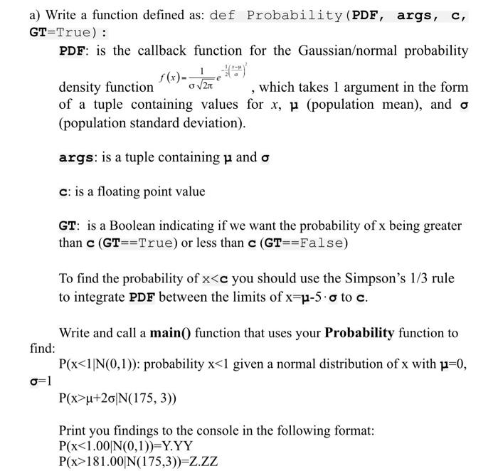 help with writing a Python code for this problem and | Chegg.com