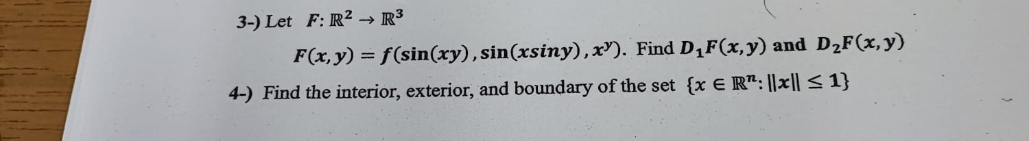 3-) ﻿Let F:R2→R3F(x,y)=f(sin(xy),sin(xsiny),xy). | Chegg.com