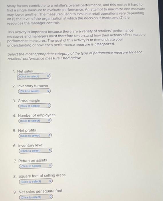 Solved each one is one of the theee options1. productivity | Chegg.com
