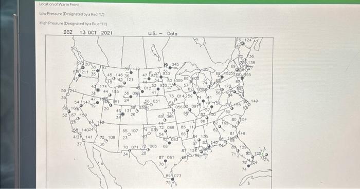 Solved Map 1 Draw Isotherms at 40,50, 60, 70, 80, 90 dezrees | Chegg.com