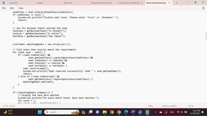 Solved I am not sure why when the code is run the Boolean | Chegg.com
