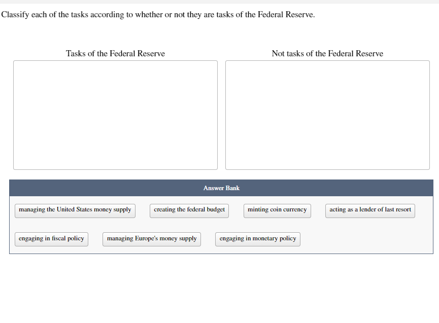 Solved Classify each of the tasks according to whether or | Chegg.com