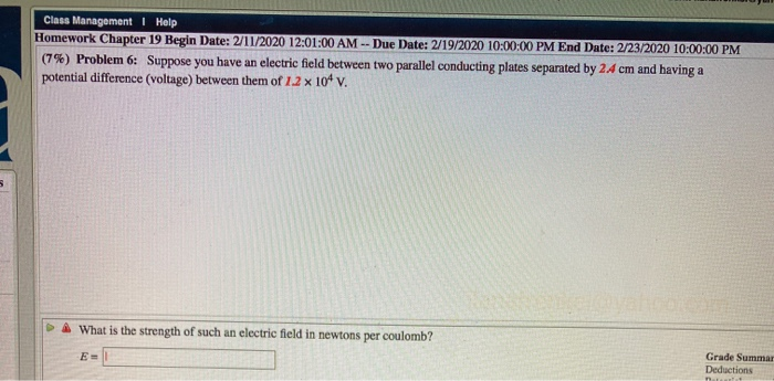 Solved Class Management | Help Homework Chapter 19 Begin | Chegg.com