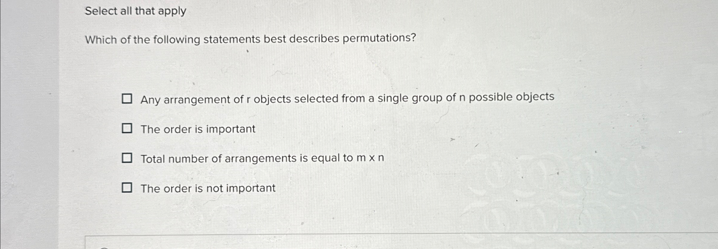 Solved Select All That Applywhich Of The Following 