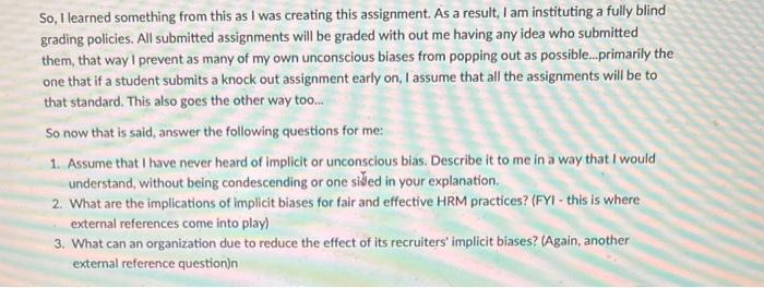 Solved So, I learned something from this as I was creating | Chegg.com