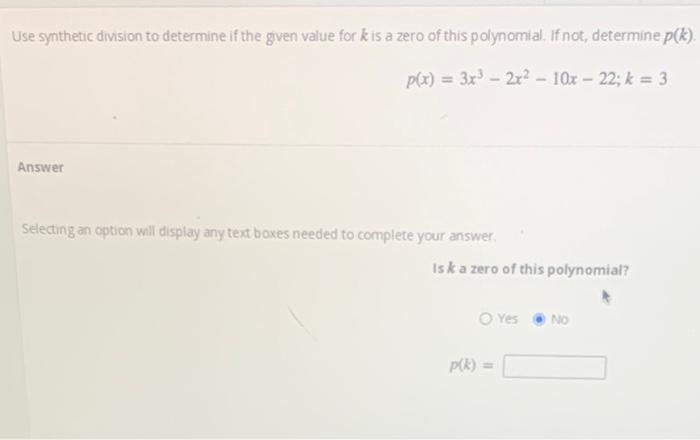 Solved Use synthetic division to determine if the given | Chegg.com Solved Use synthetic division to determine if the given | Chegg.com