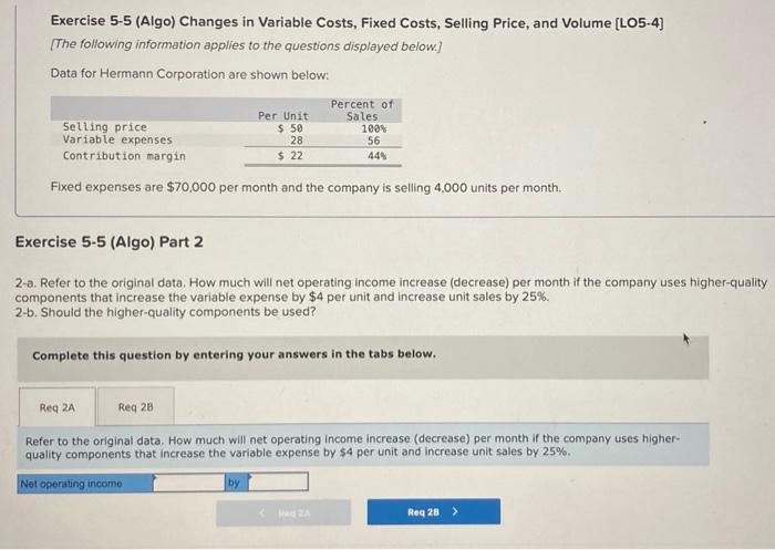 Solved -a. How much will net operating income increase | Chegg.com