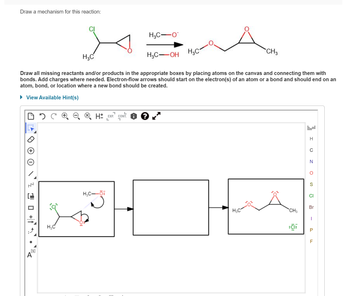 Solved Draw a mechanism for this reaction:Draw all missing | Chegg.com