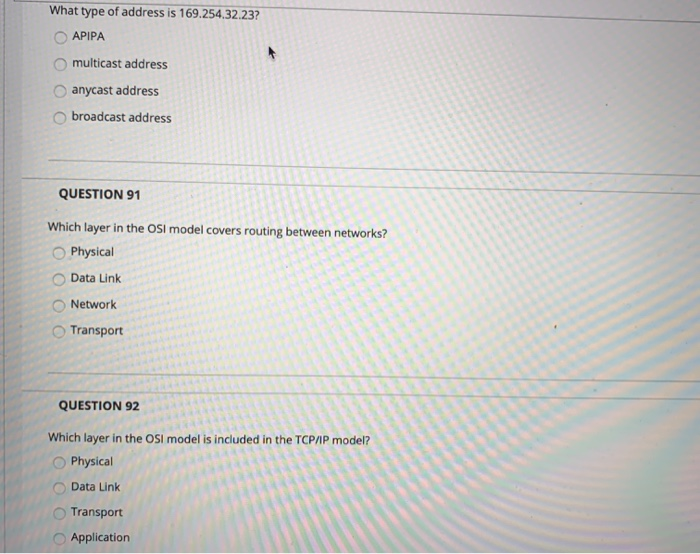 Solved What type of address is 169.254.32.23? APIPA | Chegg.com