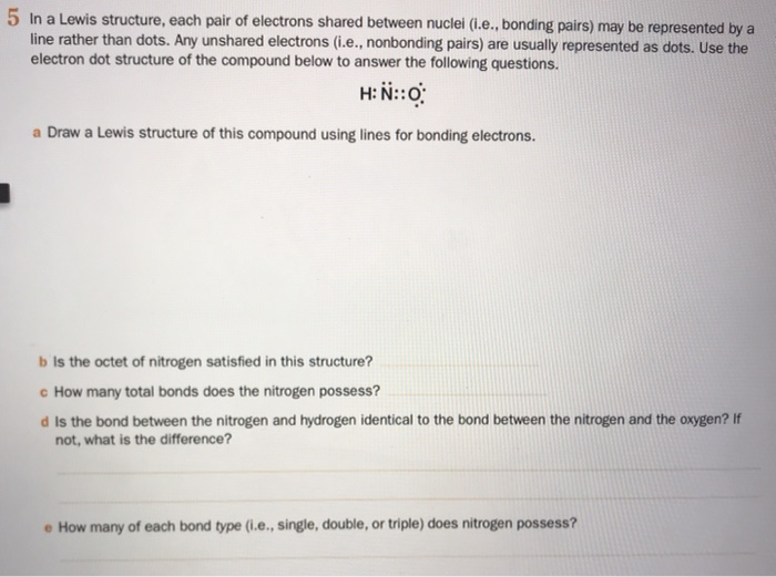 Solved The Lewis Structure Of HNNH Shows: A, 45% OFF