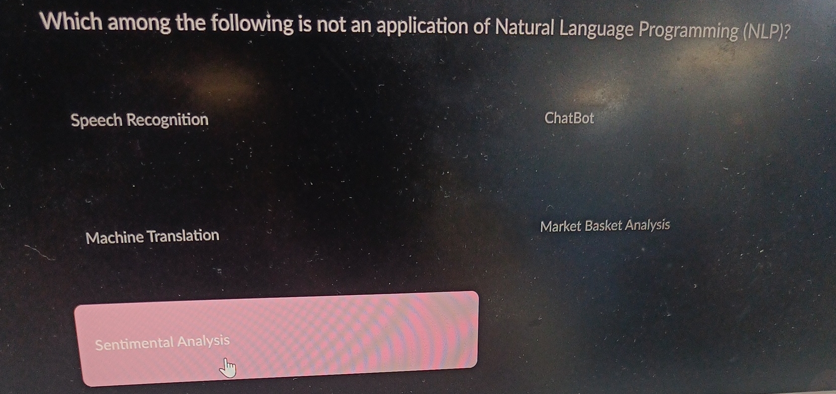 Solved Which among the following is not an application of | Chegg.com