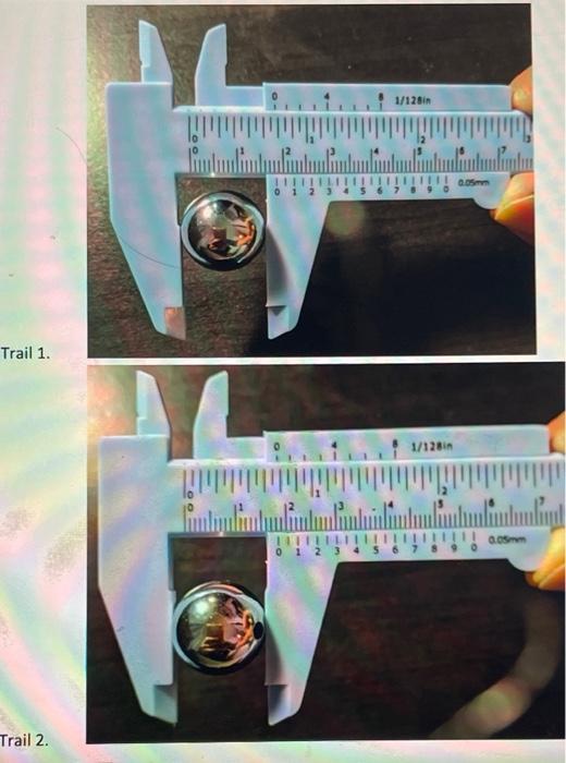 Solved Use Vernier Caliper to answer for each one. Fill in | Chegg.com