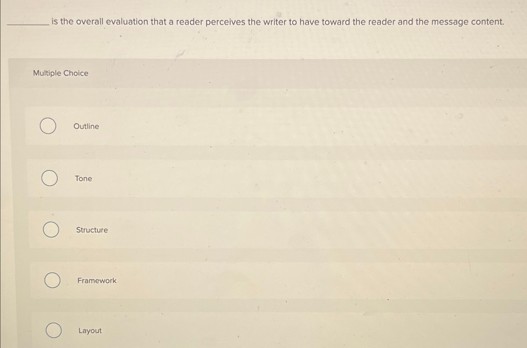 Solved is the overall evaluation that a reader perceives the | Chegg.com