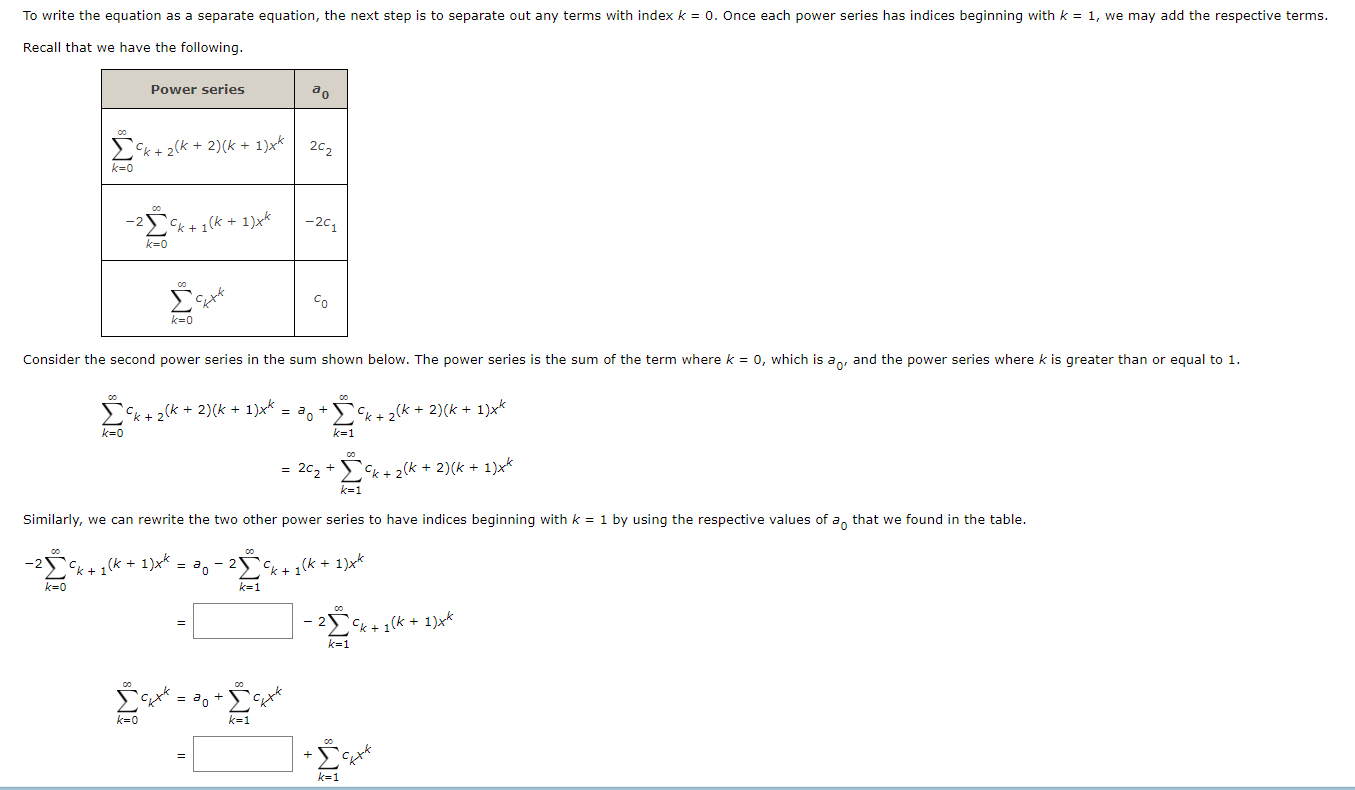 Solved Recall that we have the following.\table[[Power | Chegg.com