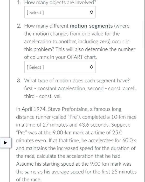 Solved Motion diagrams for 6 different situations are shown | Chegg.com