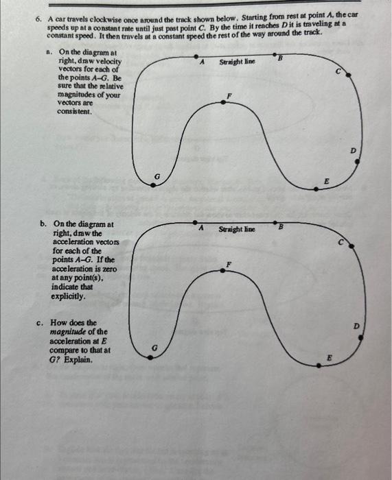 1. An object moves clockwise with decreasing speed | Chegg.com