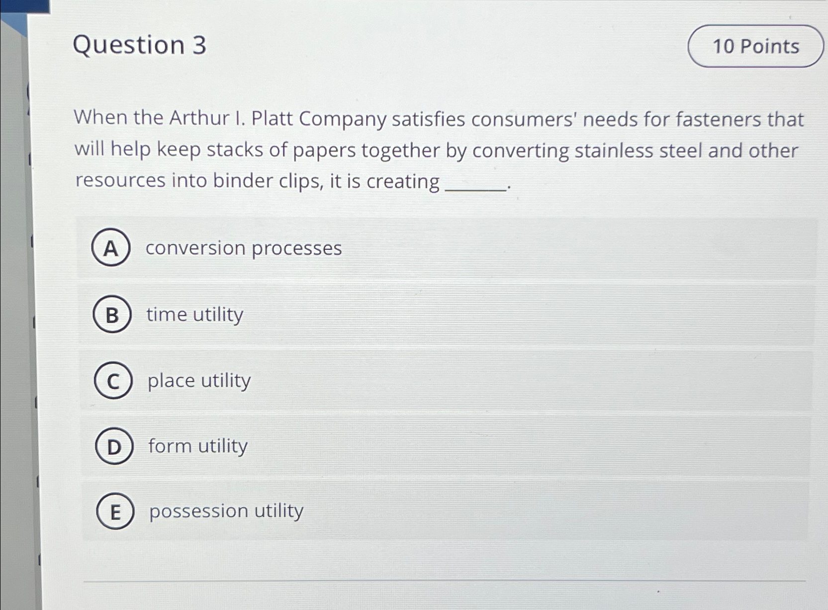 Solved Question 3When the Arthur I. Platt Company satisfies | Chegg.com