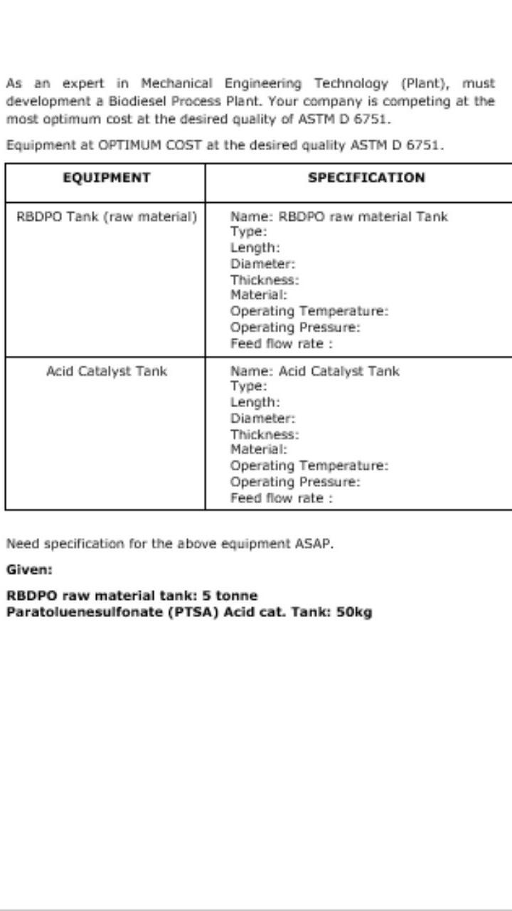 Solved As an expert in Mechanical Engineering Technology | Chegg.com