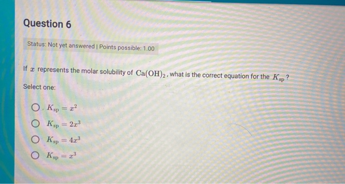 Solved Question 3 Status: Not yet answered | Points | Chegg.com