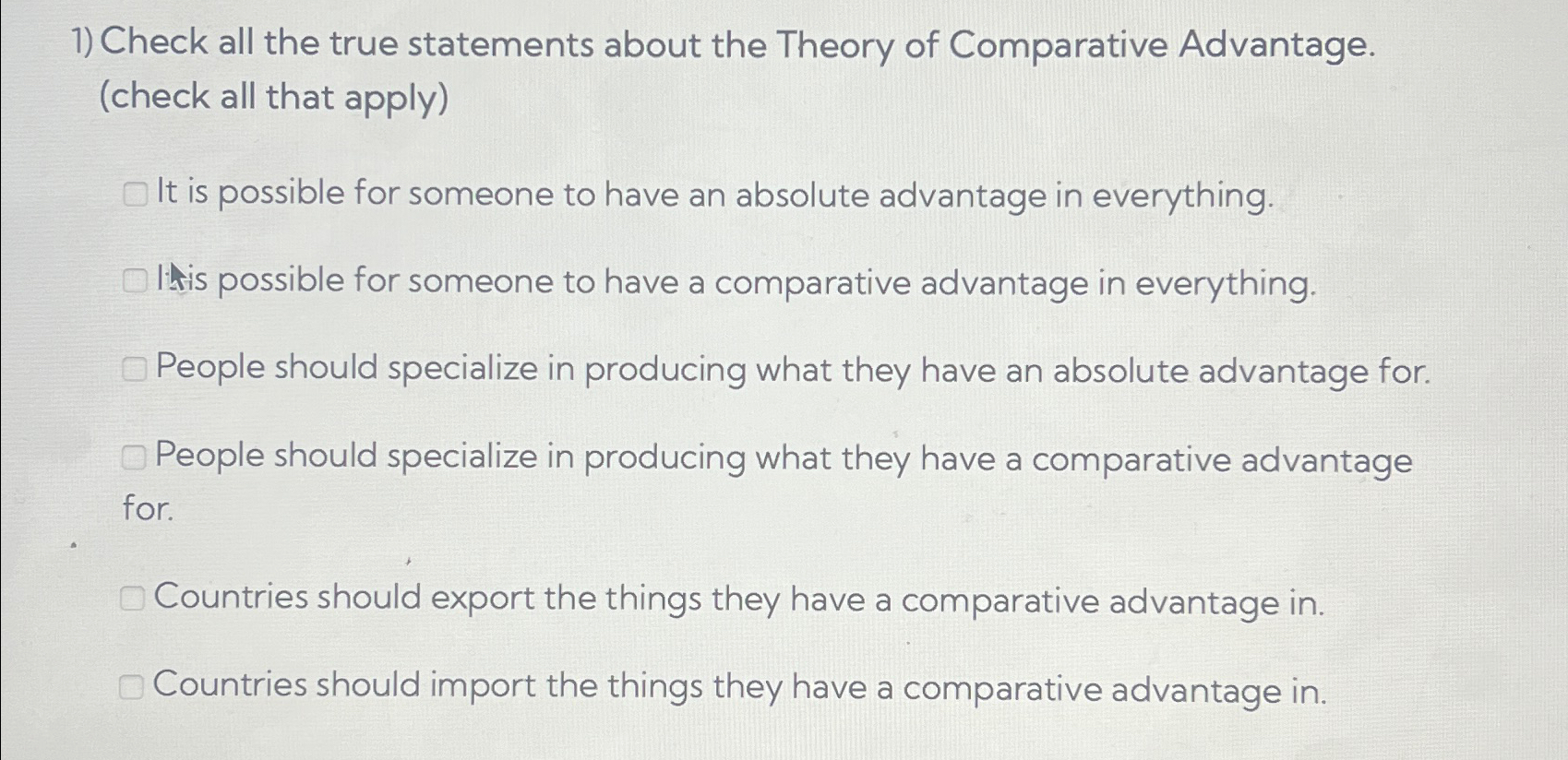 Solved Check all the true statements about the Theory of | Chegg.com