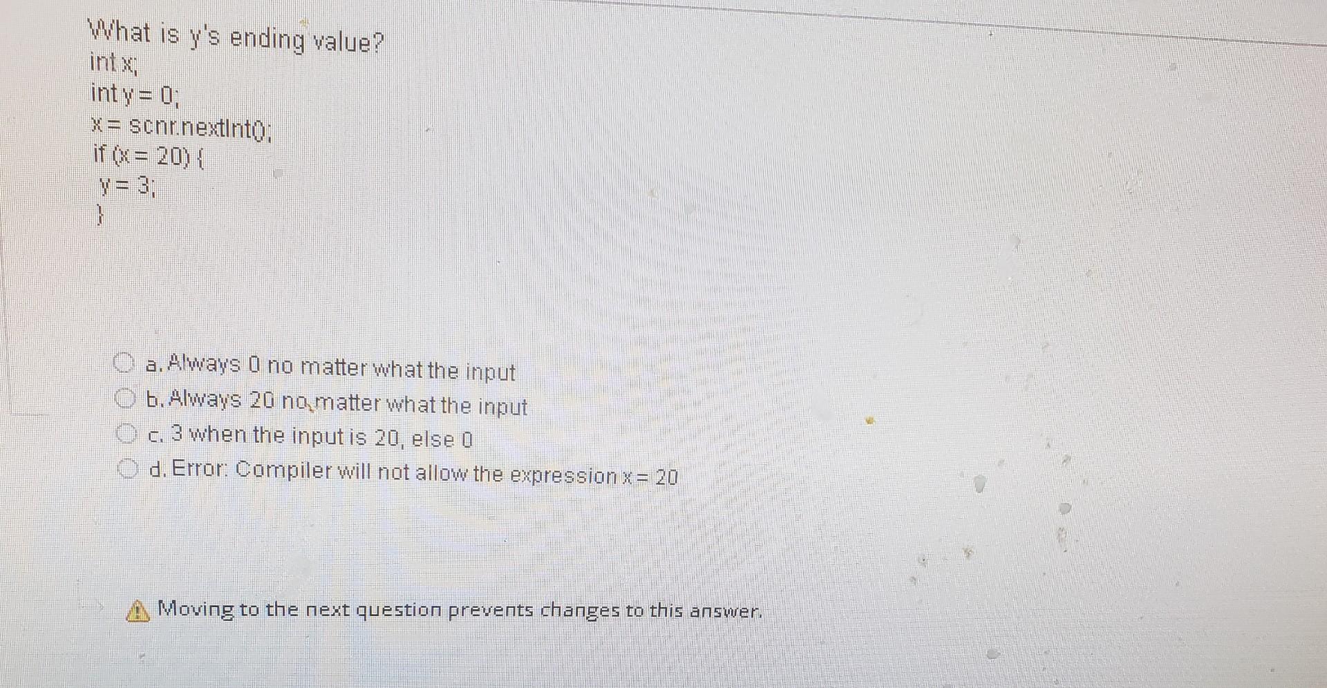 Solved How many times does the while loop execute for the | Chegg.com