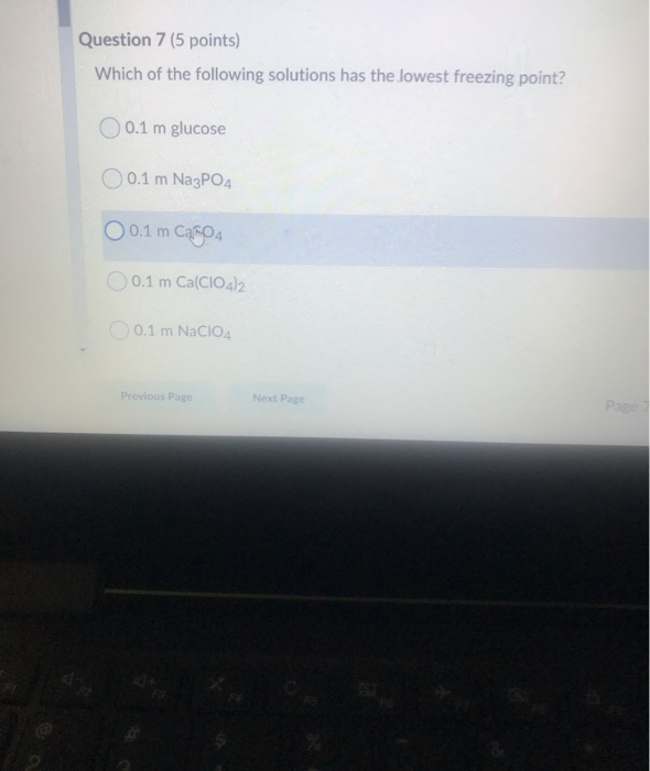 Solved Question 7 (5 points) Which of the following | Chegg.com