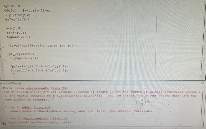 Solved Problem 6C using matlab. I tried to use matlab to | Chegg.com