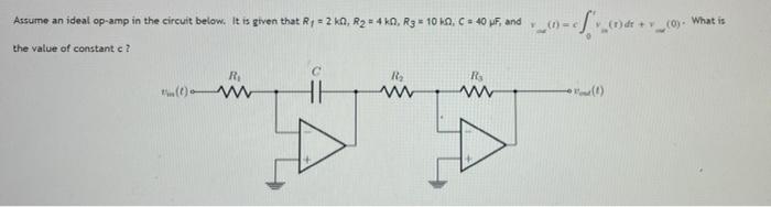 Solved the value of constant c ? | Chegg.com