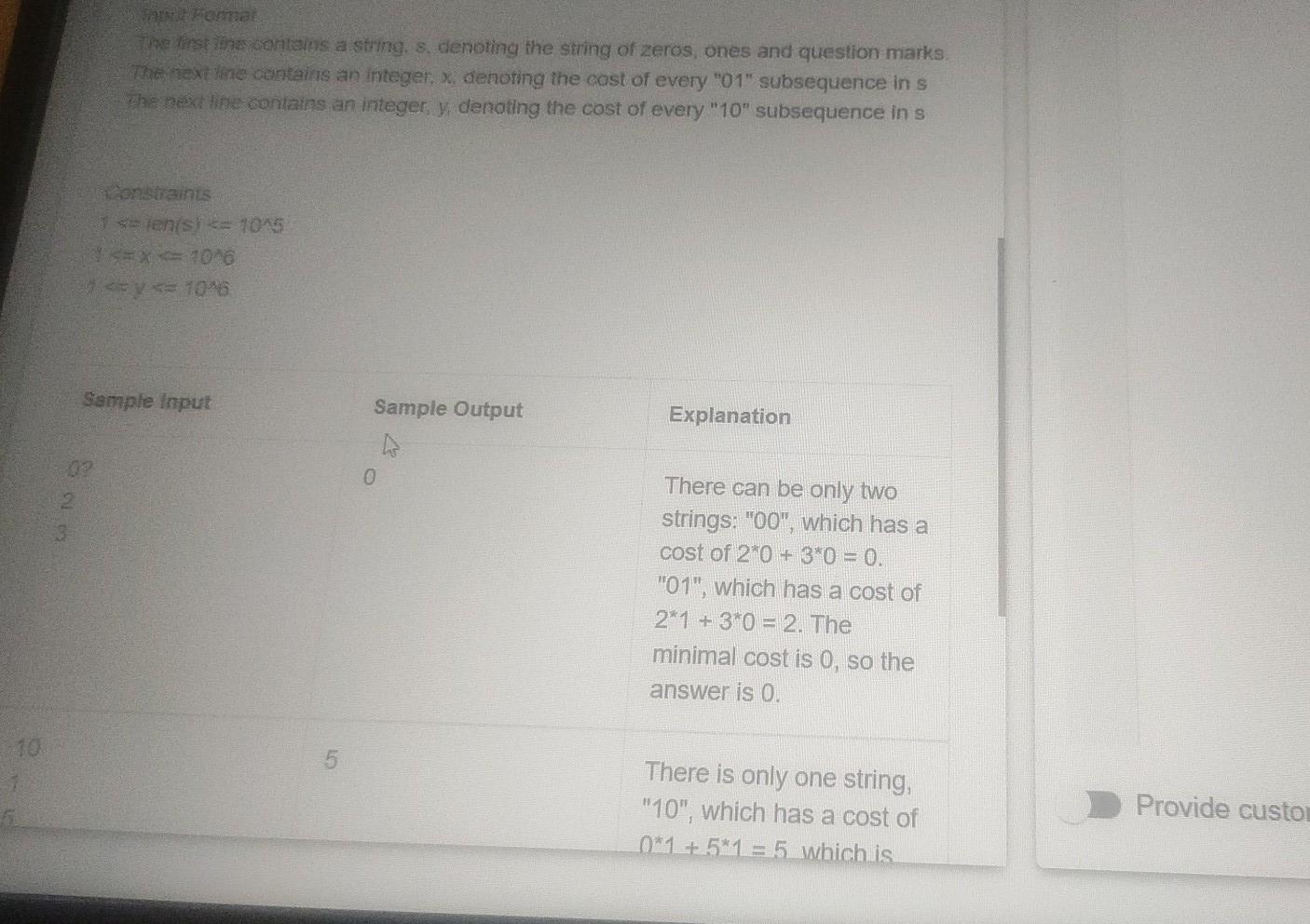 Solved You are given a string s consisting of ones, zeros | Chegg.com