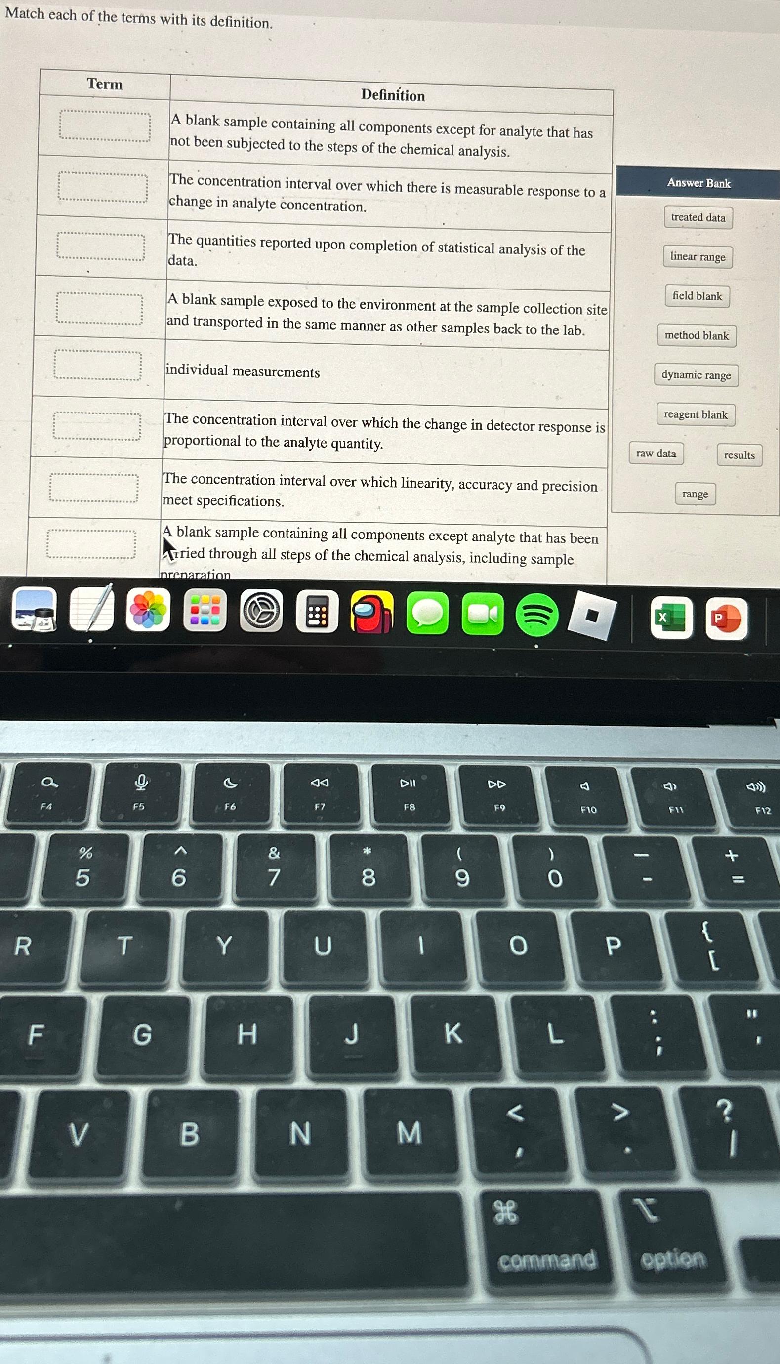 Solved Match each of the terms with its definition.=8xD | Chegg.com