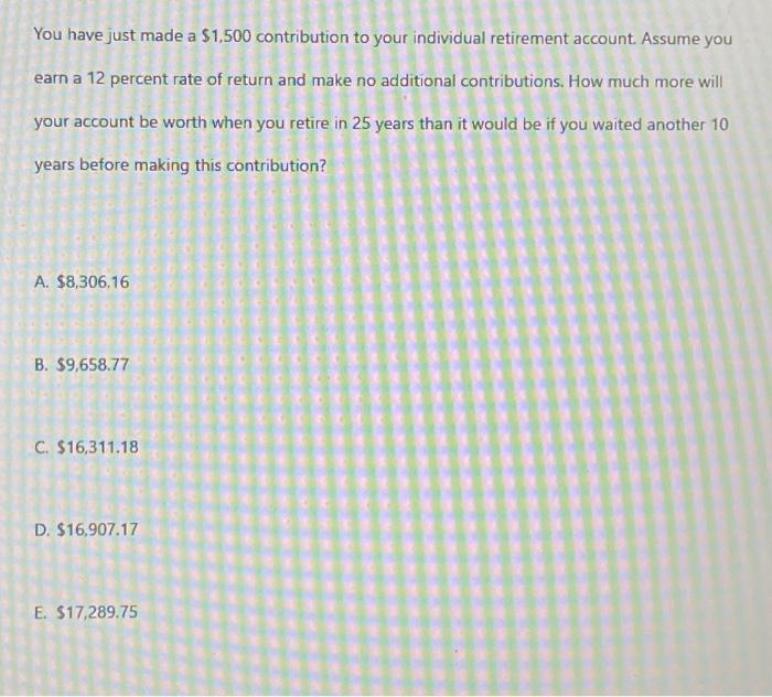 Solved how would you plug this into a BA II Plus Finance | Chegg.com