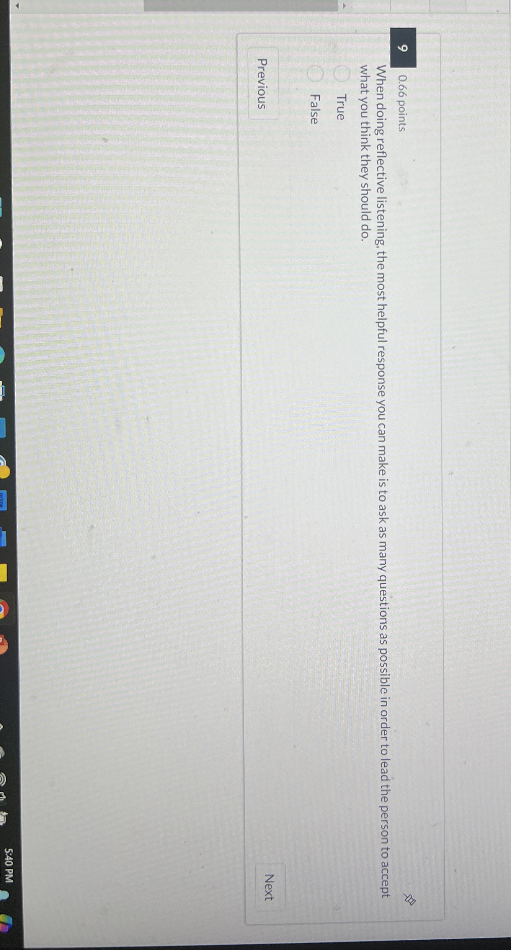 Solved 90.66 ﻿pointsWhen doing reflective listening, the | Chegg.com