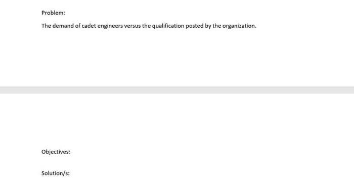 Solved Case: Positions for cadet electrical engineers are | Chegg.com