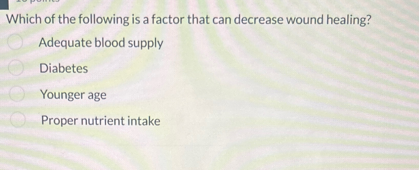 Solved Which of the following is a factor that can decrease | Chegg.com