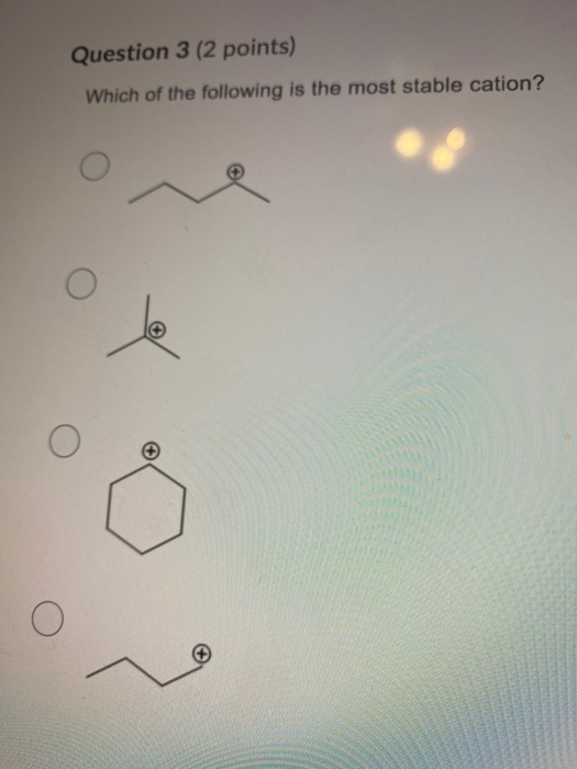 Solved Question 3 (2 points) Which of the following is the | Chegg.com