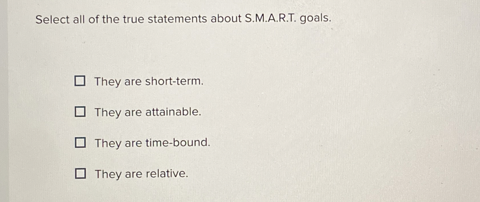 Solved Select all of the true statements about S.M.A.R.T. | Chegg.com