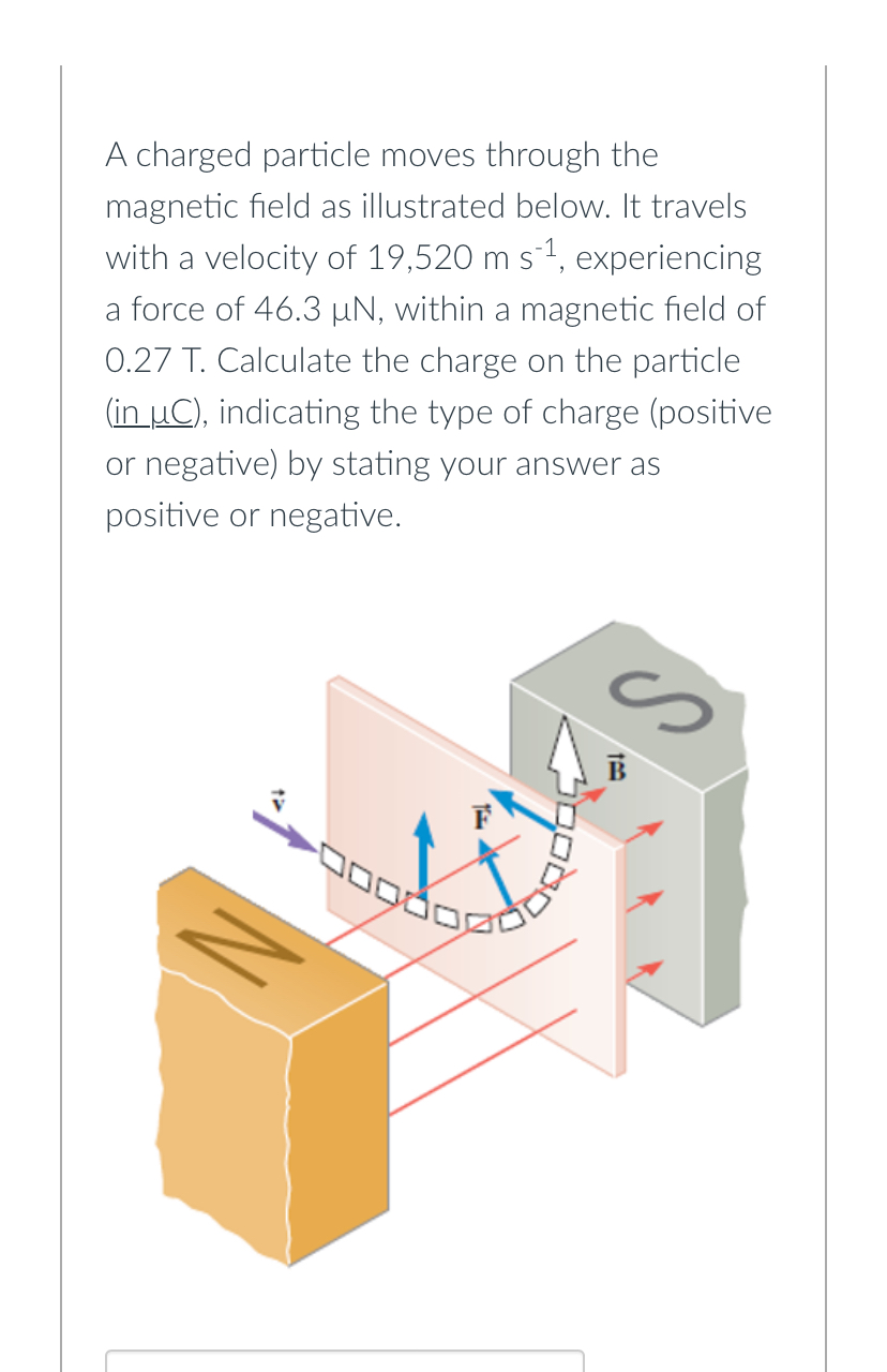 Solved A charged particle moves through the magnetic field | Chegg.com