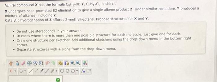 Solved Compounds X and Y are both C6H13Cl compounds formed | Chegg.com