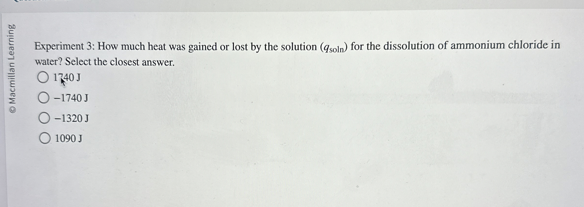 Solved Experiment 3: How much heat was gained or lost by the | Chegg.com