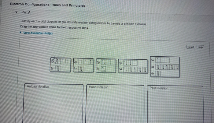 Solved Electron Configurations Rules And Principles Part A