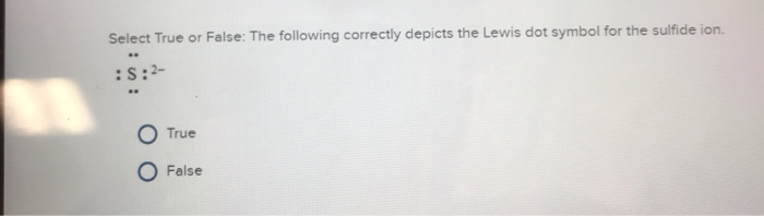 Solved Select True or False: The following correctly depicts | Chegg.com