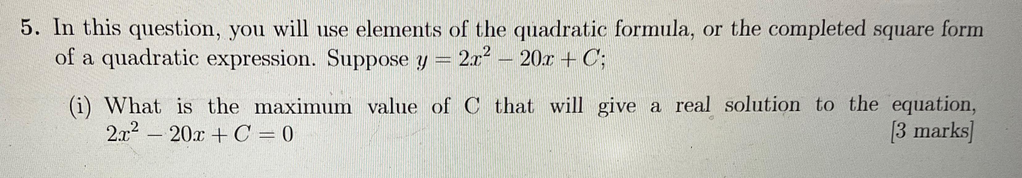 Solved In this question, you will use elements of the | Chegg.com