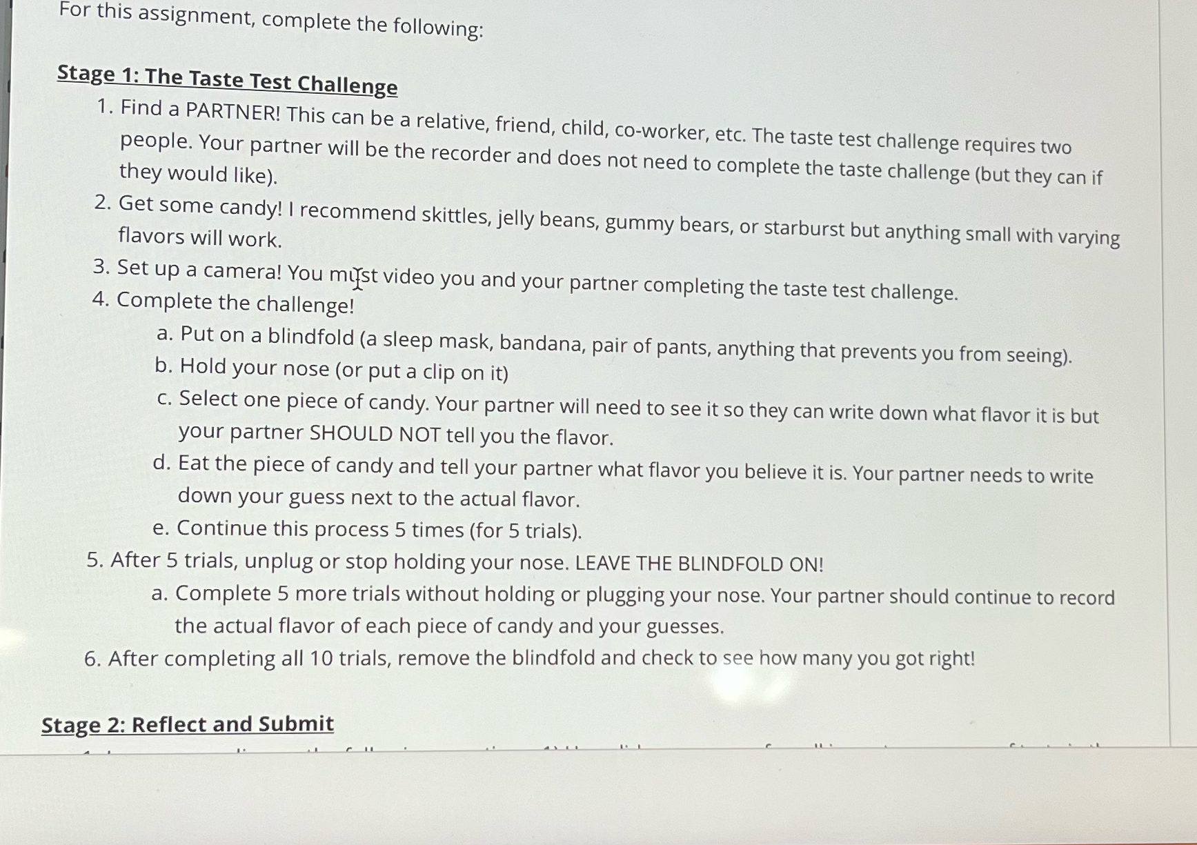 Solved For this assignment, complete the following:Stage 1: | Chegg.com