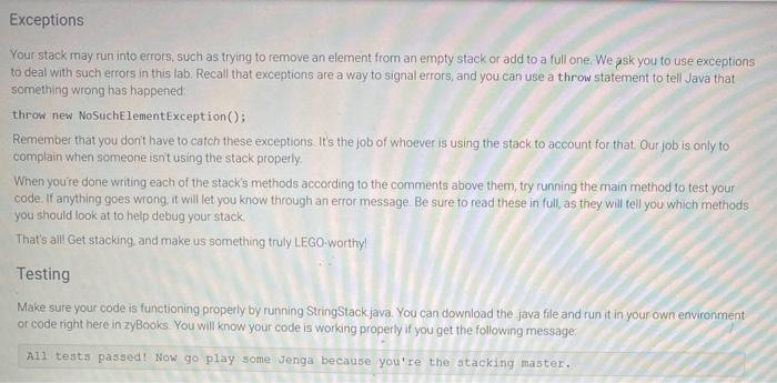 Solved Load default template, StringStack.java 6 1 import | Chegg.com