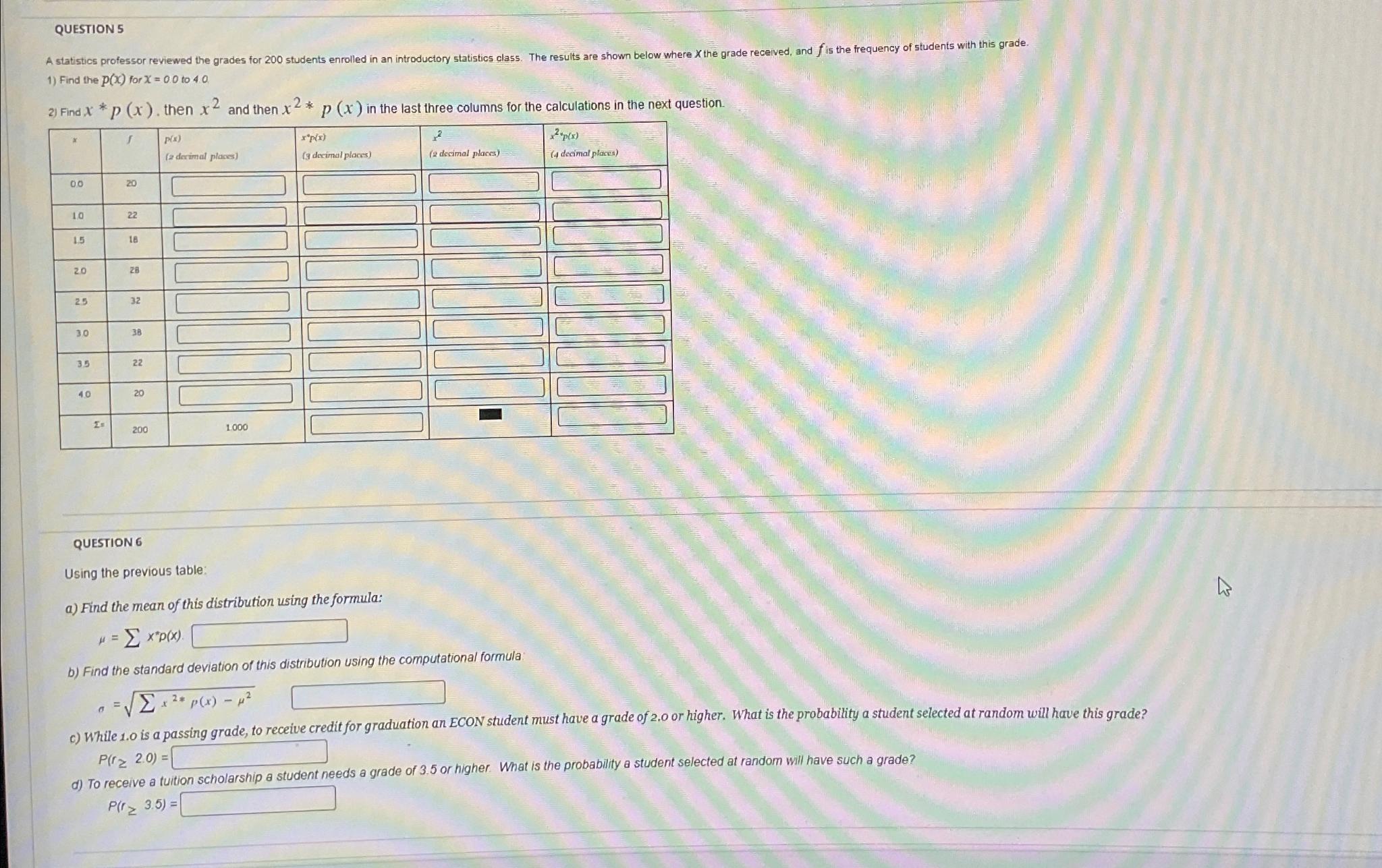 Solved Use the image to answer the 2 ﻿questions shown | Chegg.com