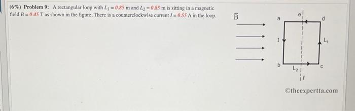Solved (6\%) Problem 5: An electron travels at 0.55×107 m/s | Chegg.com