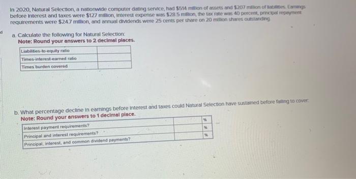 Solved In 2020, Natural Selection, a natorumde computer | Chegg.com